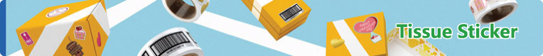 Tissue sticker